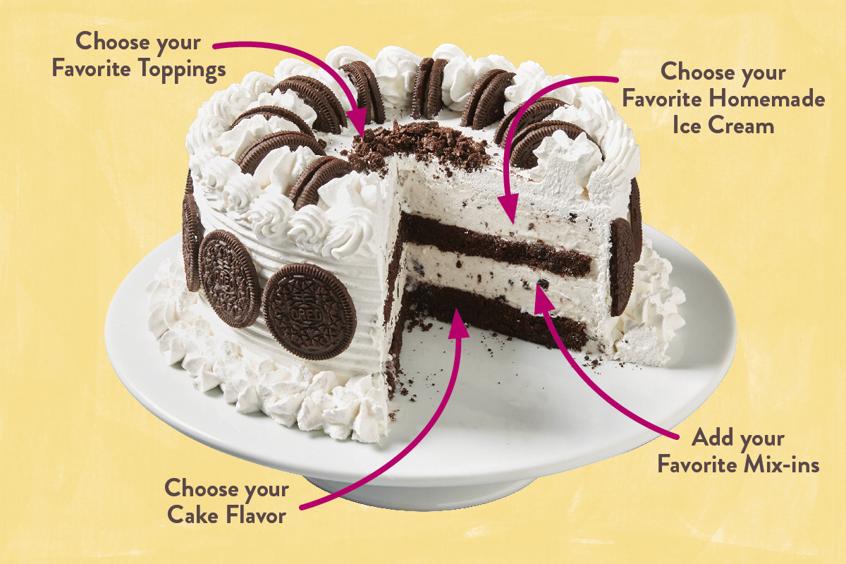 Create Your Own Cake - Marble Slab Creamery